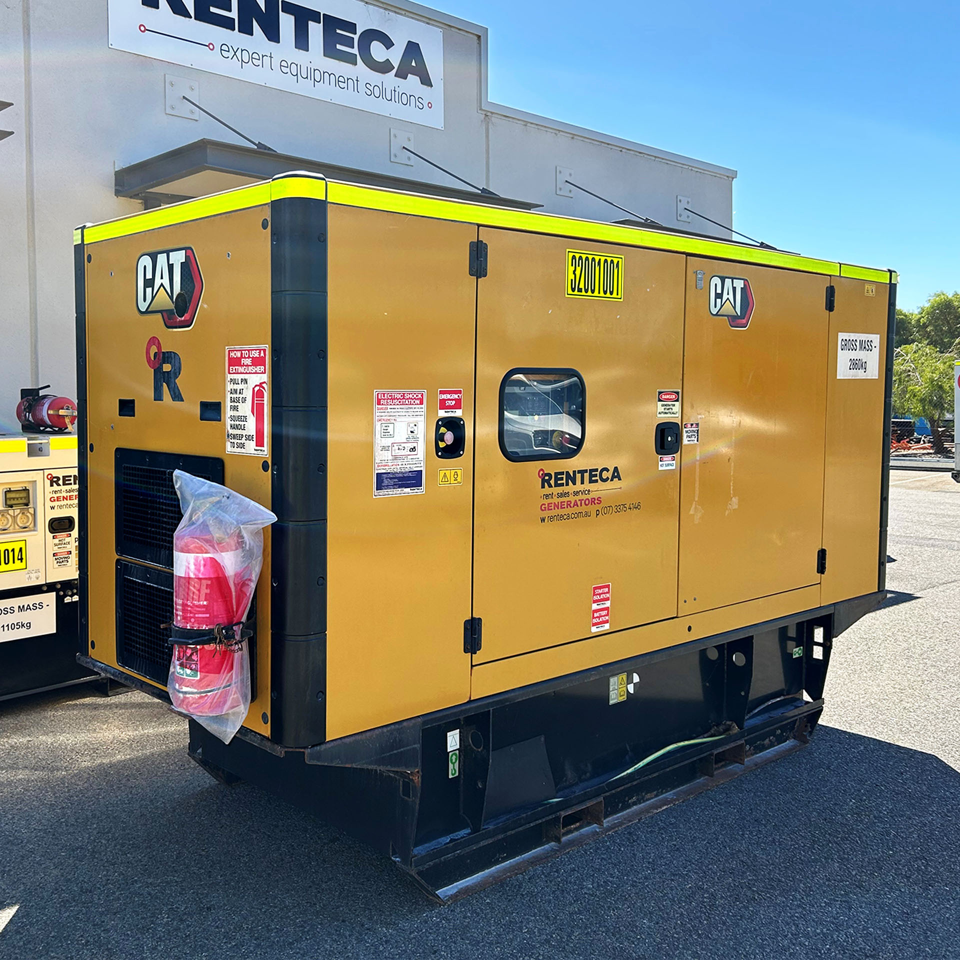USED CAT DE220GC DIESEL GENSET | Renteca